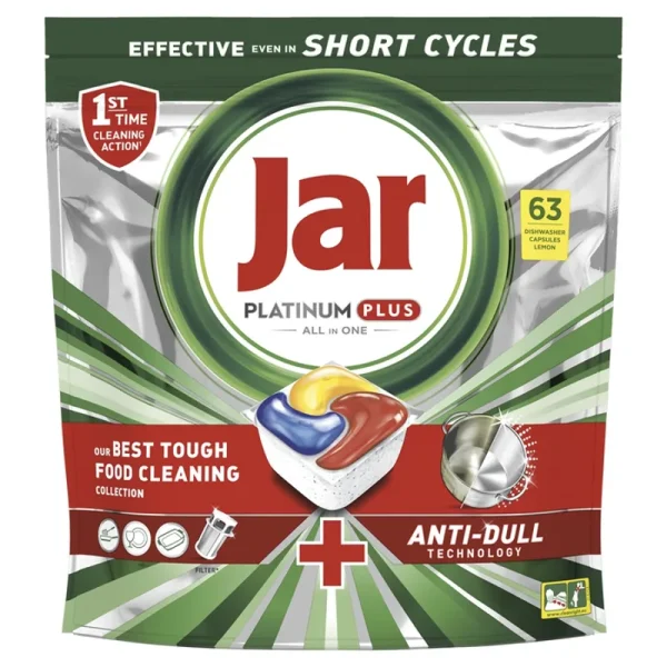 Jar Platinum Plus mosogatógép kapszula 63 db - Tissue papír vegyiáru ...